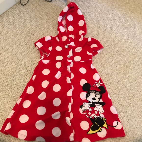 Disney | Swim | Disney Terry Coverup Size 3 Embroidered Fun Fun Fun ...